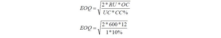 Economic Order Quantity Problems and Solutions