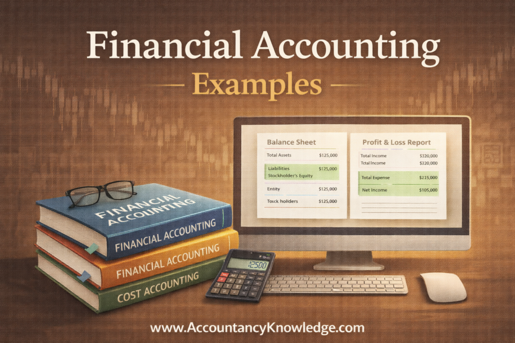 Financial Accounting Examples - Accountancy Knowledge